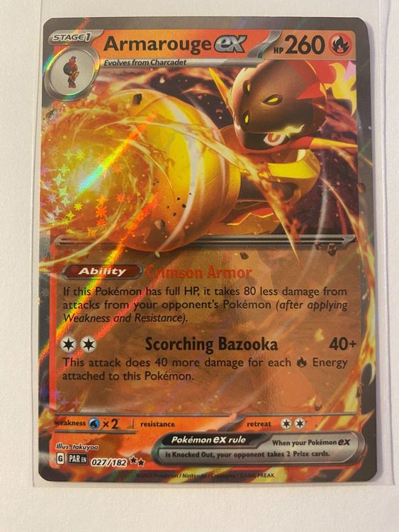 Pokemon Armarouge EX 027/182 Paradox Rift EN (Neu (gemäss Beschreibung)) in Elgg für CHF 2.5 ...