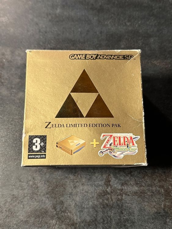 Gameboy Advance SP - Zelda Limited Edition Pak OVP komplett | Kaufen ...
