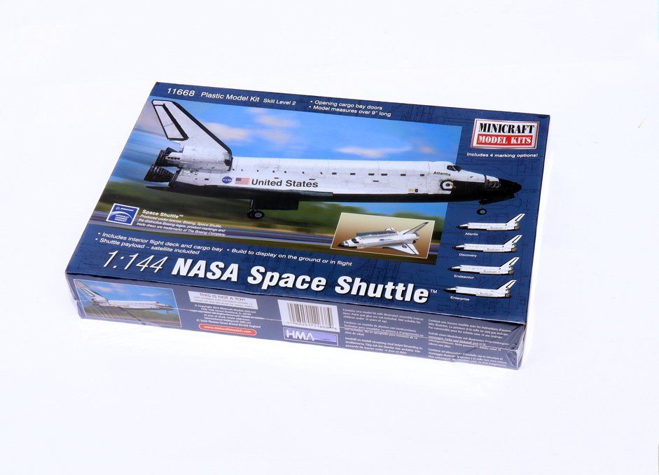 Nasa Space Shuttle 1:144 von Minicraft Models Kit 30 cm Lang (Neu und ...