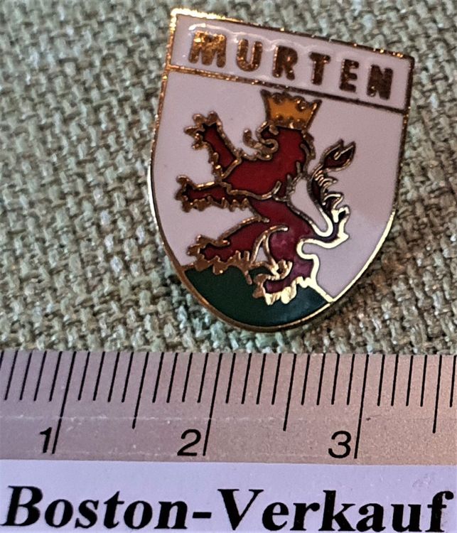 E950 - Pin Gemeinde Wappen Murten Suisse (Gebraucht) in für CHF 2 – mit ...