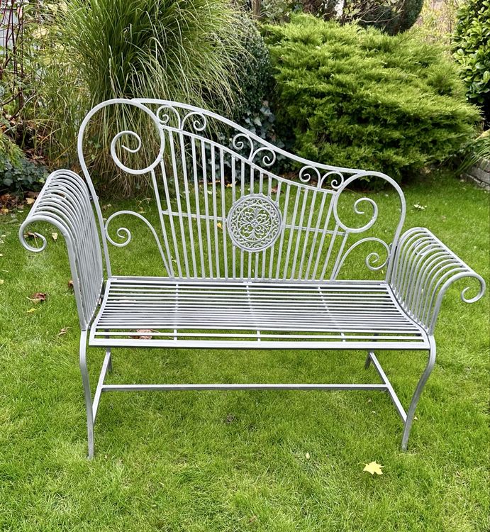 Gartenmbel Metall Vintage Wei