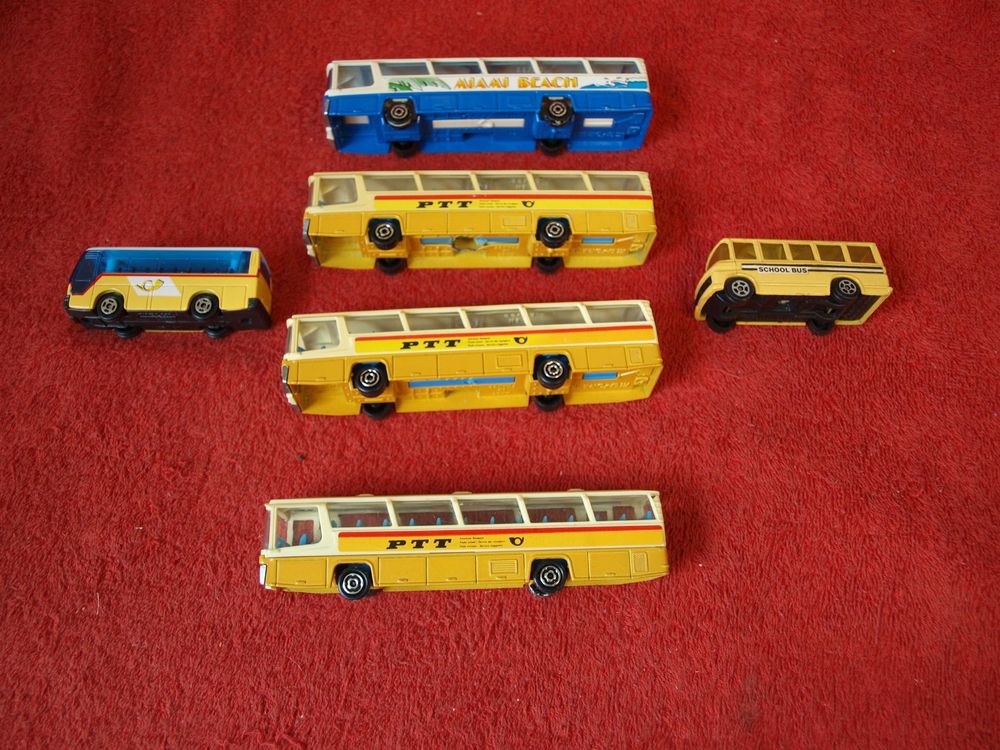 Verschiedene Busse PTT etwas grösser als spur H0 ?? . (Gebraucht) in ...