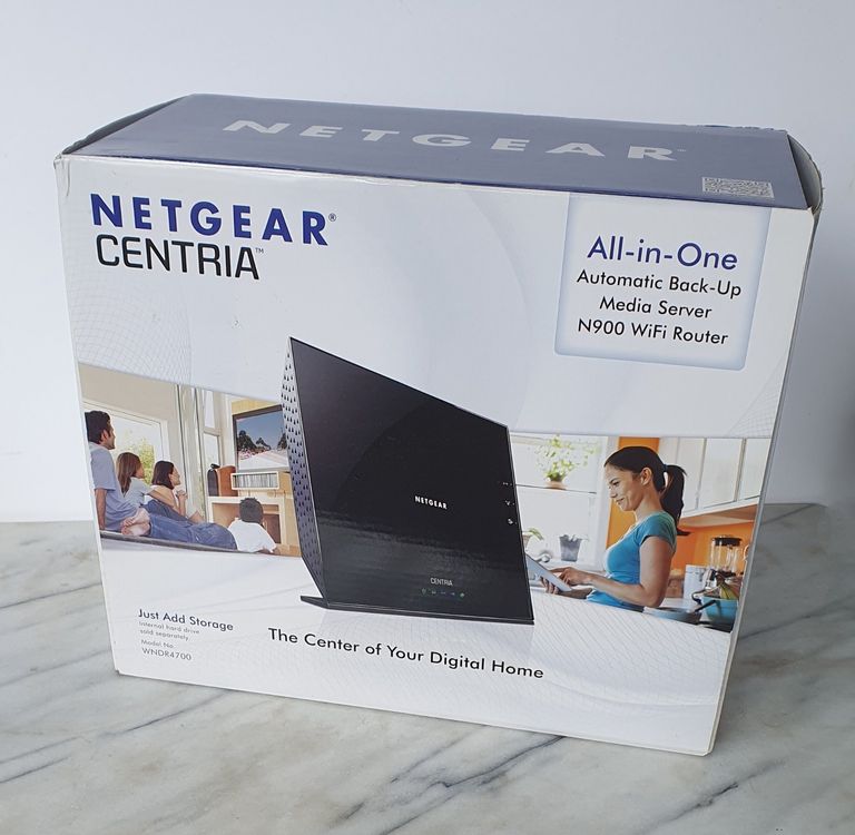 Netgear Router Centria WNDR4700 inkl. 500GB Festplatte | Kaufen auf Ricardo