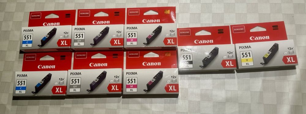 8 Stk Druckerpatronen Canon Pixma 551 XL | Kaufen auf Ricardo