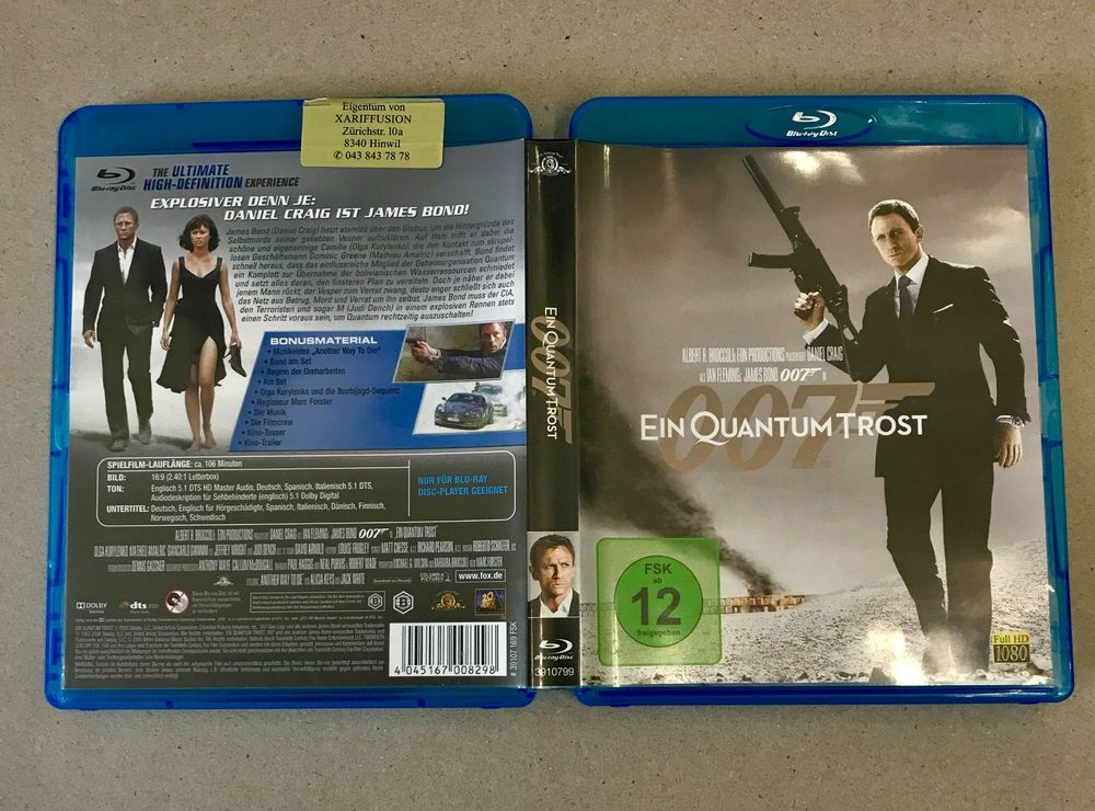 007 James Bond Ein Quantum Trost Blu-ray (Gebraucht) in Zürich für CHF 1 – mit Lieferung auf ...