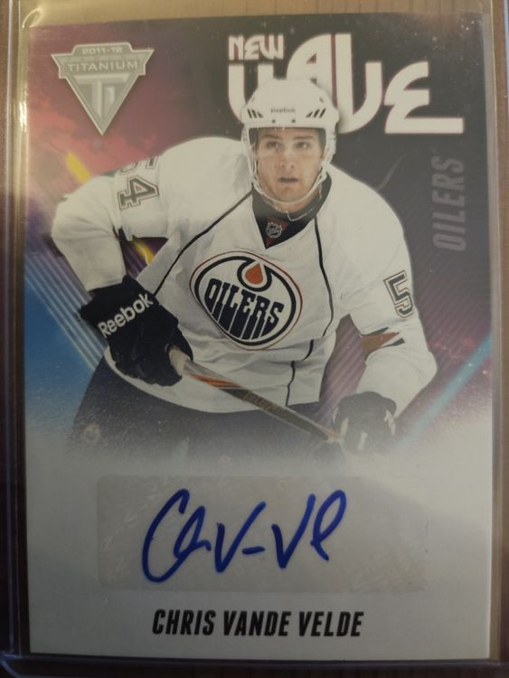 Chris Vande Velde #54 Edmonton Oilers auto signed | Kaufen auf Ricardo