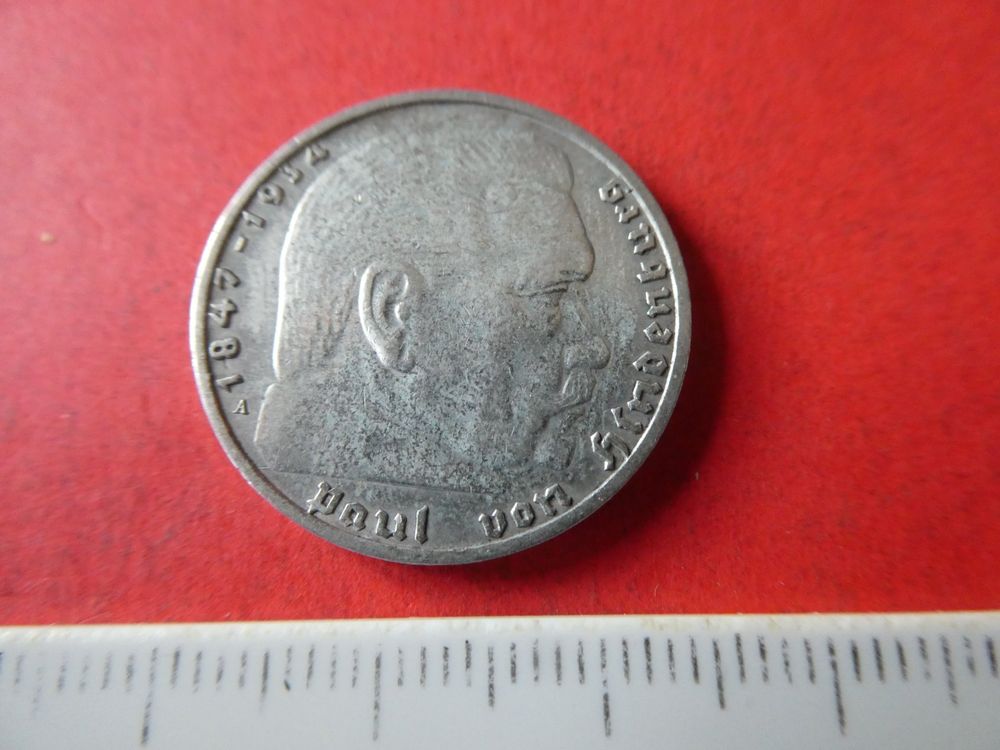 Dt. Reich 1937 A, 2 Reichsmark - Silber (Gebraucht) in Hinterforst für CHF 9 – mit Lieferung auf ...
