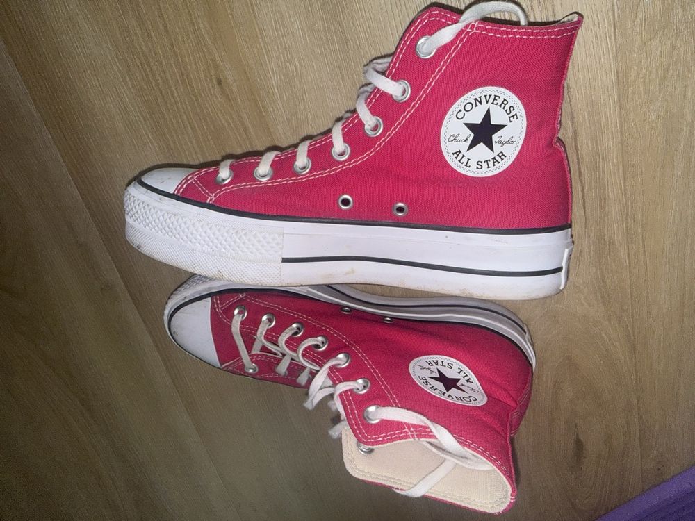 Rote Converse All Stars High, Grösse 38, Top Zustand! (Neu (gemäss ...