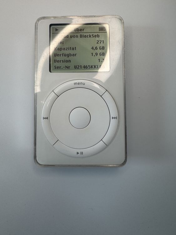 Apple iPod classic 5 GB 1G 1 Generation 2001 M8541 5GB OVP (Gebraucht ...
