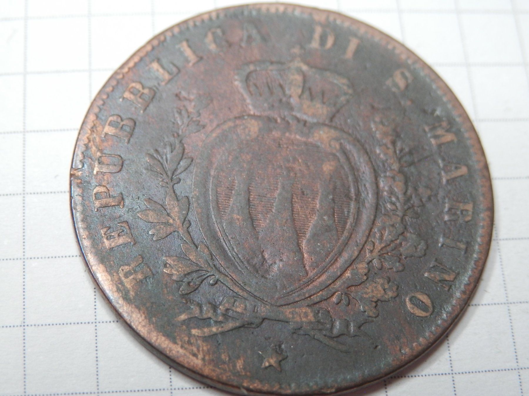 San Marino 5 Centesimi, 1869 (Usato) a Weiach per CHF 5 – con consegna ...