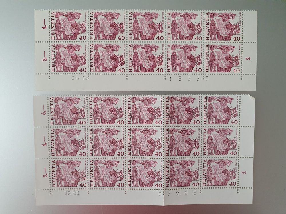 25 Briefmarken à 40 Rappen postfrisch** (Neu (gemäss Beschreibung)) in Kreuzlingen für CHF 11 ...