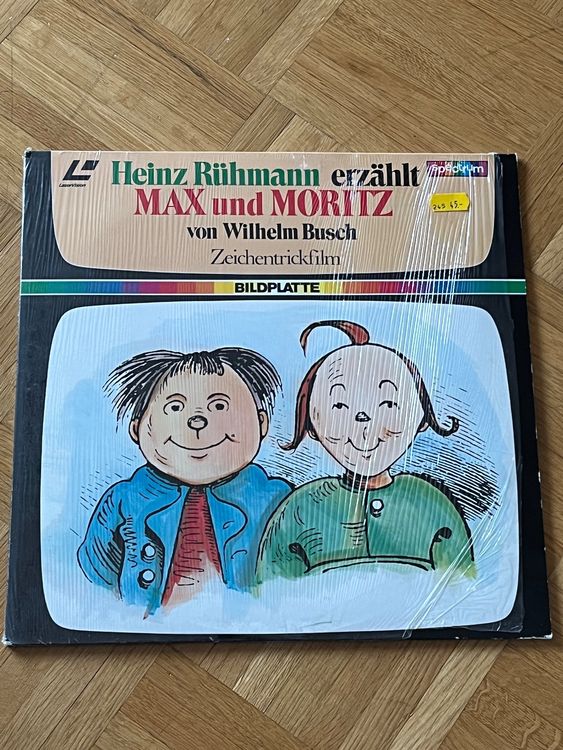 Laserdisc LaserVision Heinz Rühmann erzählt MAX und MORITZ | Kaufen auf ...