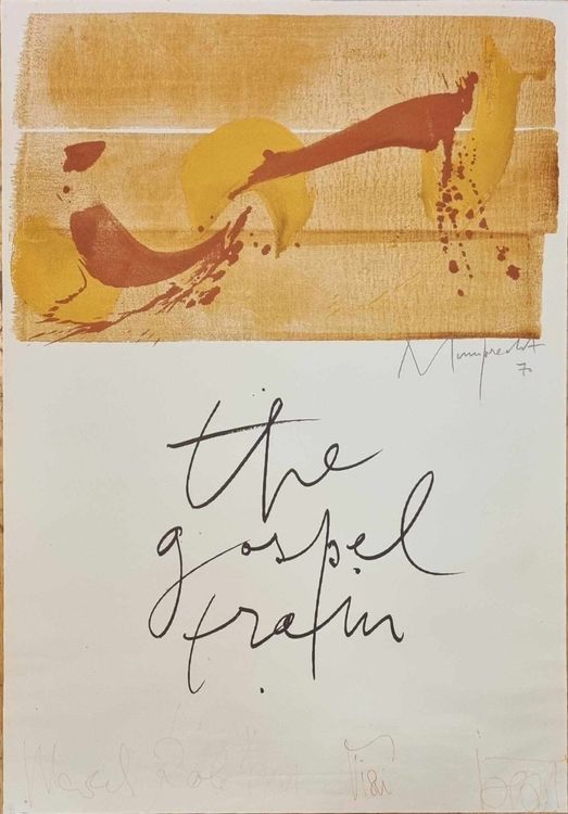 Mumprecht Rudolf Plakat handsigniert | Kaufen auf Ricardo