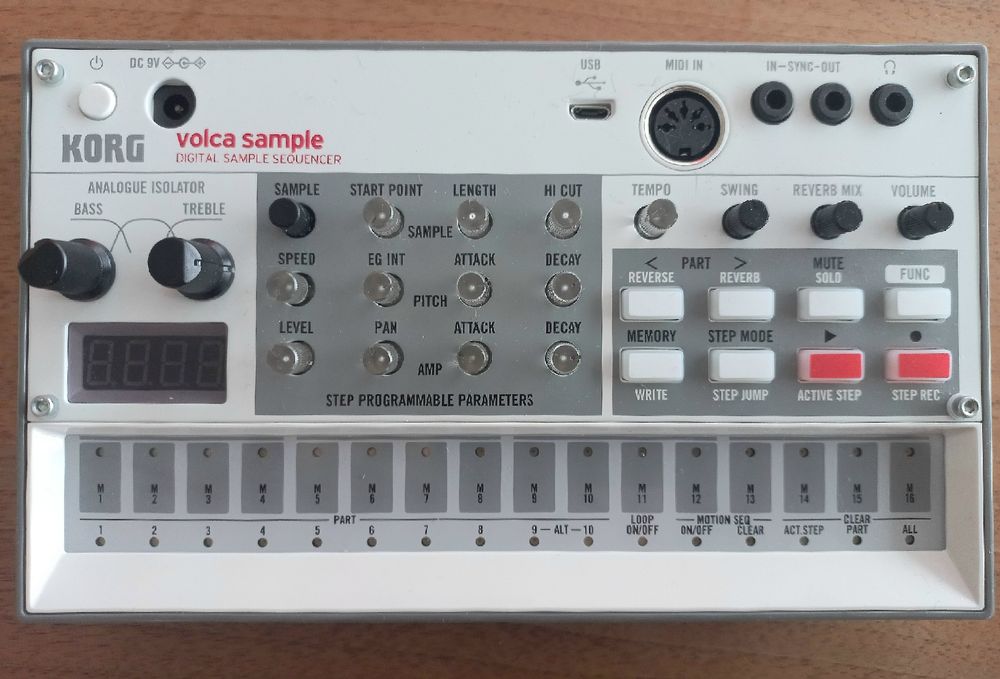 KORG volca sample DIGITAL SAMPLE SEQUENCER (Gebraucht) in Baar für CHF ...