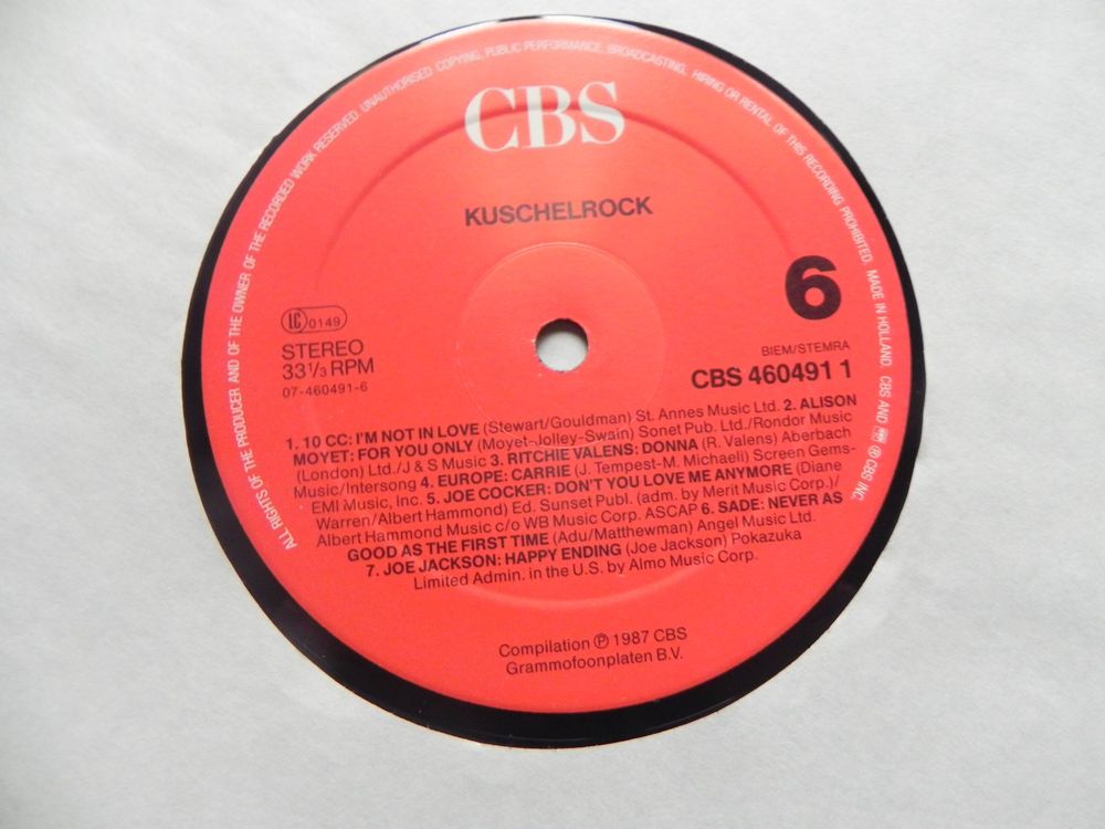 3 LP Bravo Kuschel Rock 1987 mit 44 Love Songs Europe ua. | Kaufen auf Ricardo