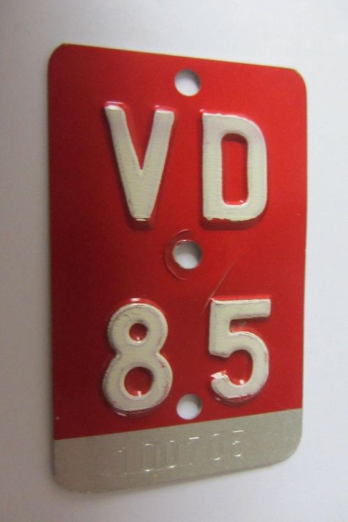 PLAQUE VD 1985 | Kaufen auf Ricardo