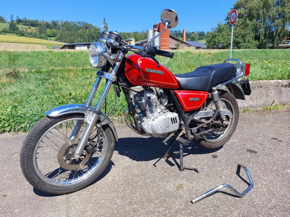 Suzuki GN 125 NF41A Chopper Motorrad ab 1 Fr (Defekt) in Schleitheim ...