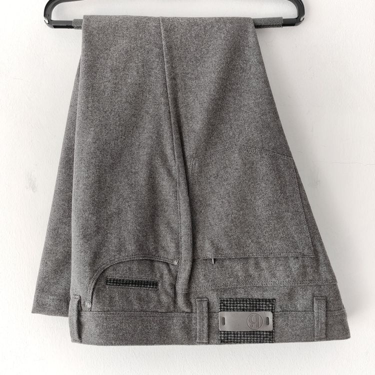 HILTL Herren Wool Hose Trouser Wollhose KENT Grey Gr.25 (Neu (gemäss ...