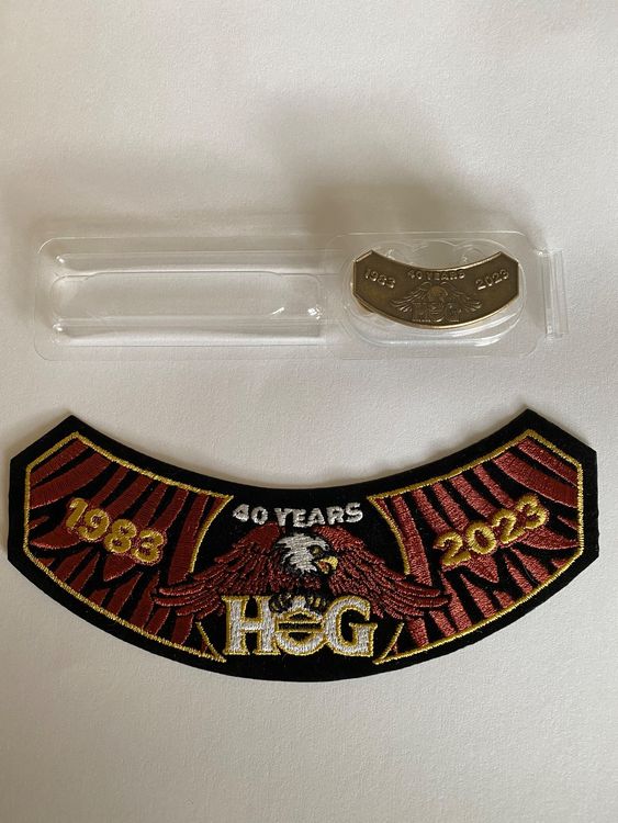HOG HARLEY-BADGE MIT PIN 2023 | Kaufen auf Ricardo