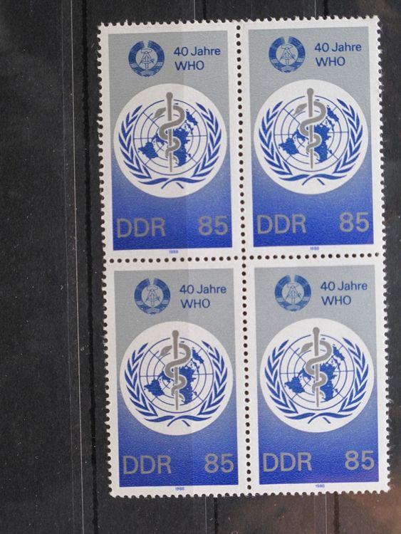 DDR 1988 40 Jahre WHO ** (Gebraucht) in Wil SG für CHF 2 – mit ...
