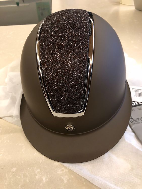 Reithelm mit Glitzer | Kaufen auf Ricardo