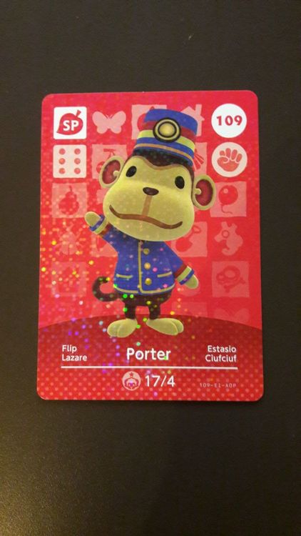 ACNL/NH Amiibo Karte EU - Nr. 109 Flip (Gebraucht) in Nänikon für CHF 3 ...