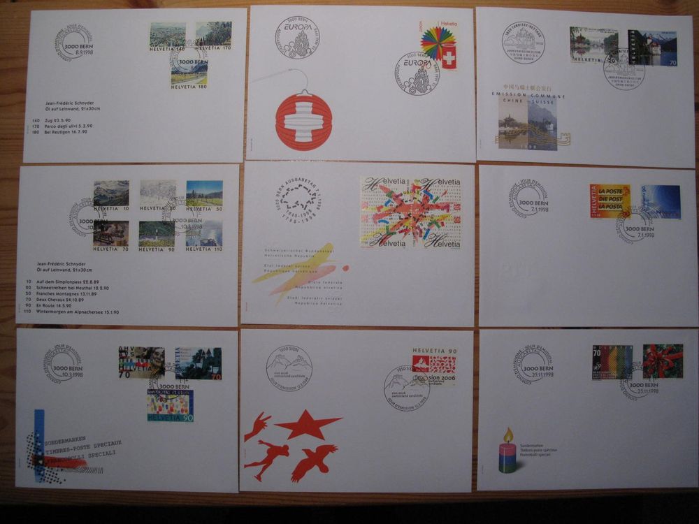 Schweiz FDC 1998 (Gebraucht) in Wil SG für CHF 5 – mit Lieferung auf Ricardo kaufen