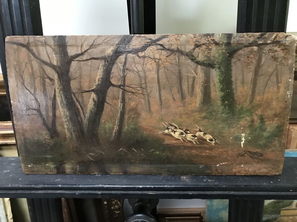 Antikes Ölgemälde signiert C. Gernigon | Acheter sur Ricardo