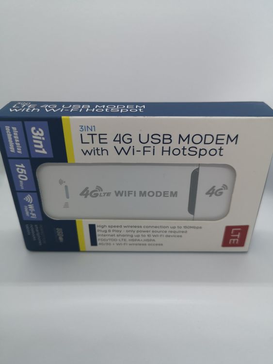 LTE 4G USB MODEM mit Wi-Fi HotSpot | Kaufen auf Ricardo