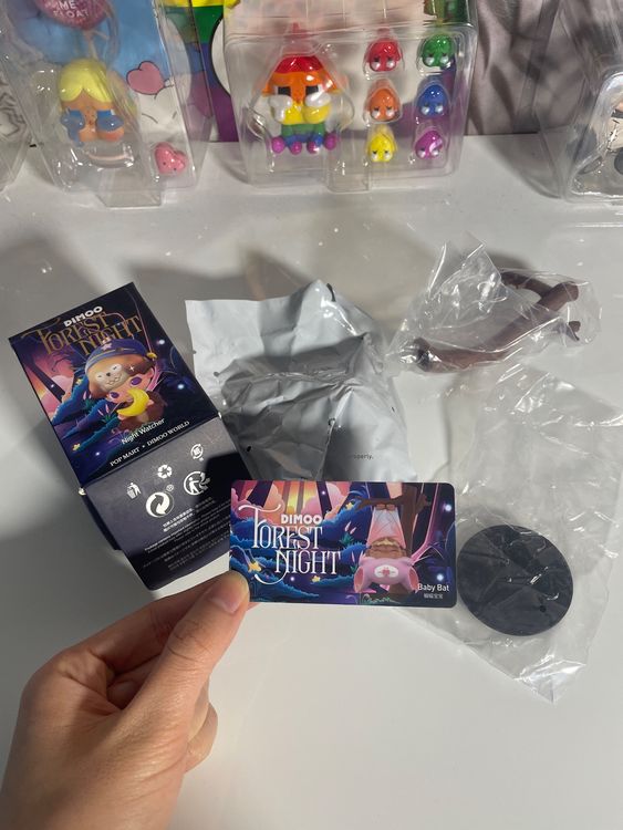 Pop Mart Dimoo Forest Night - Baby Bat (Check Card) (Neu (gemäss ...