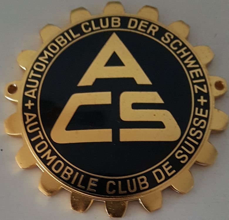 ACS Automobil Plakette / Emblem / Abzeichen (Gebraucht) in Neuchâtel ...