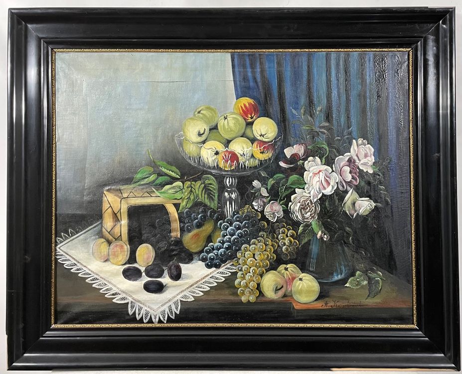 Grosses Stillleben Gemälde mit Früchten unleserlich Signiert (Gebraucht) in Root für CHF 10 ...