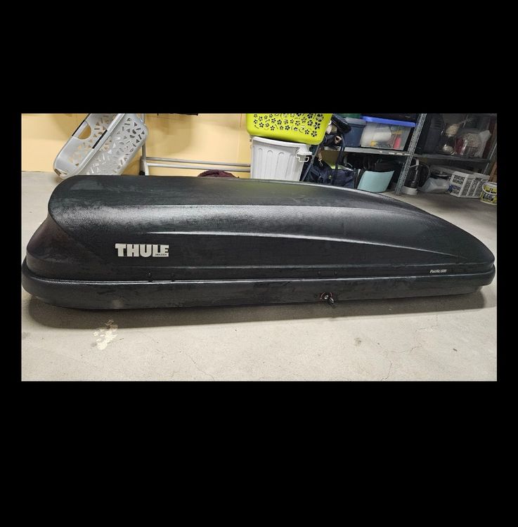 THULE Pacific 600 Dachbox schwarz, geräumig (Gebraucht) in Aeugst am Albis für CHF 299 – nur ...