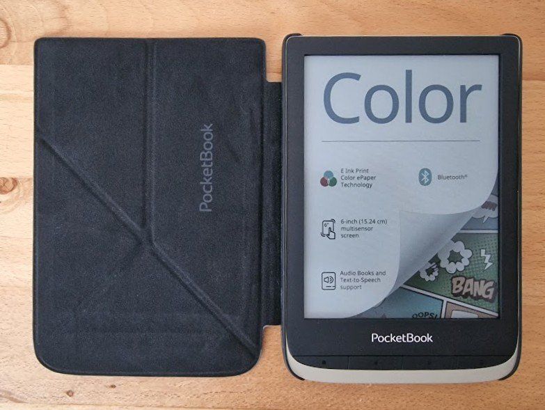 ️POCKET BOOK COLOR 6 ZOLL, E-READER MIT FARB-DISPLAY+ COVER (Gebraucht ...