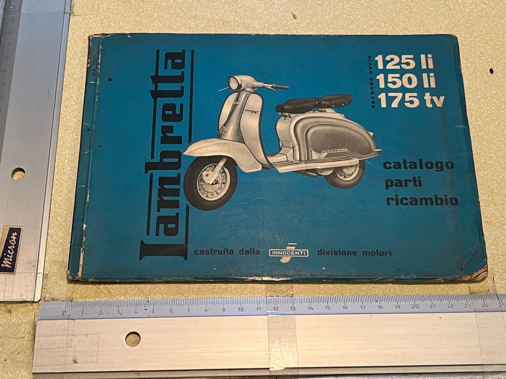 buch, heft, lambretta 125 Li, 150 Li, 175 tv, 1960 (Gebraucht) in ...