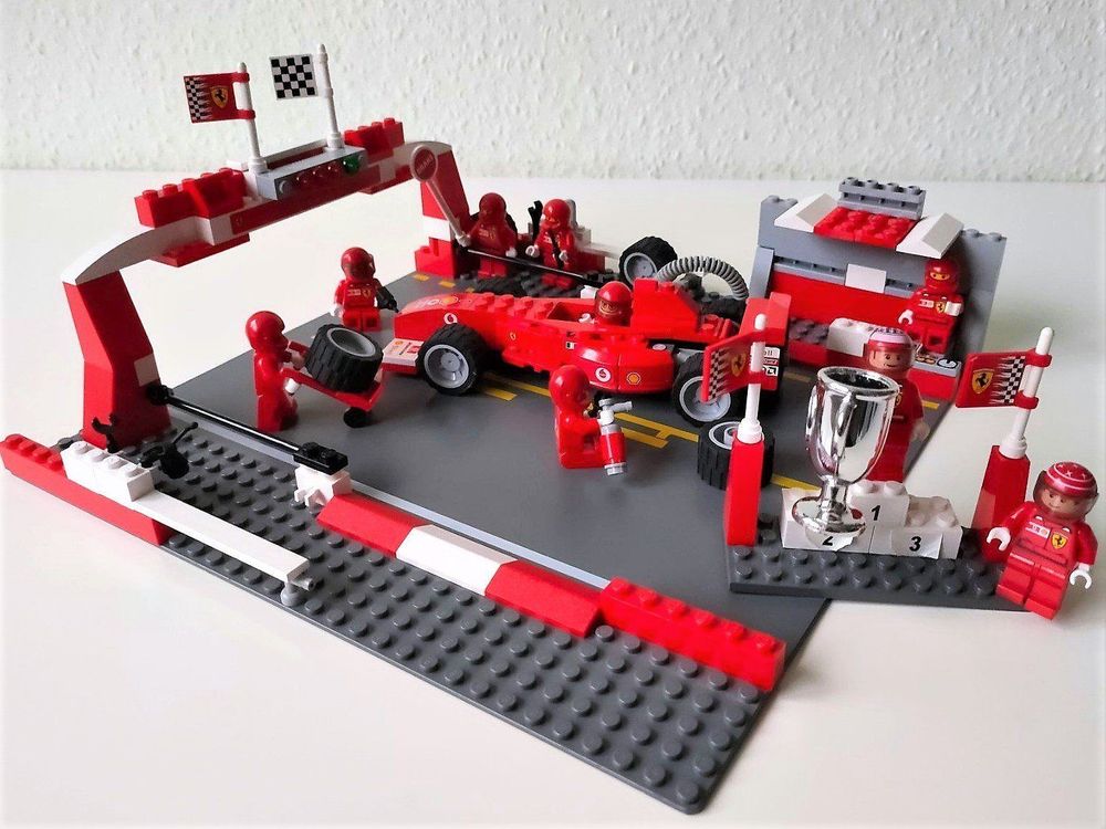 Lego Racers Ferrari Pit Stop 8375 & Podium 8389 | Kaufen auf Ricardo