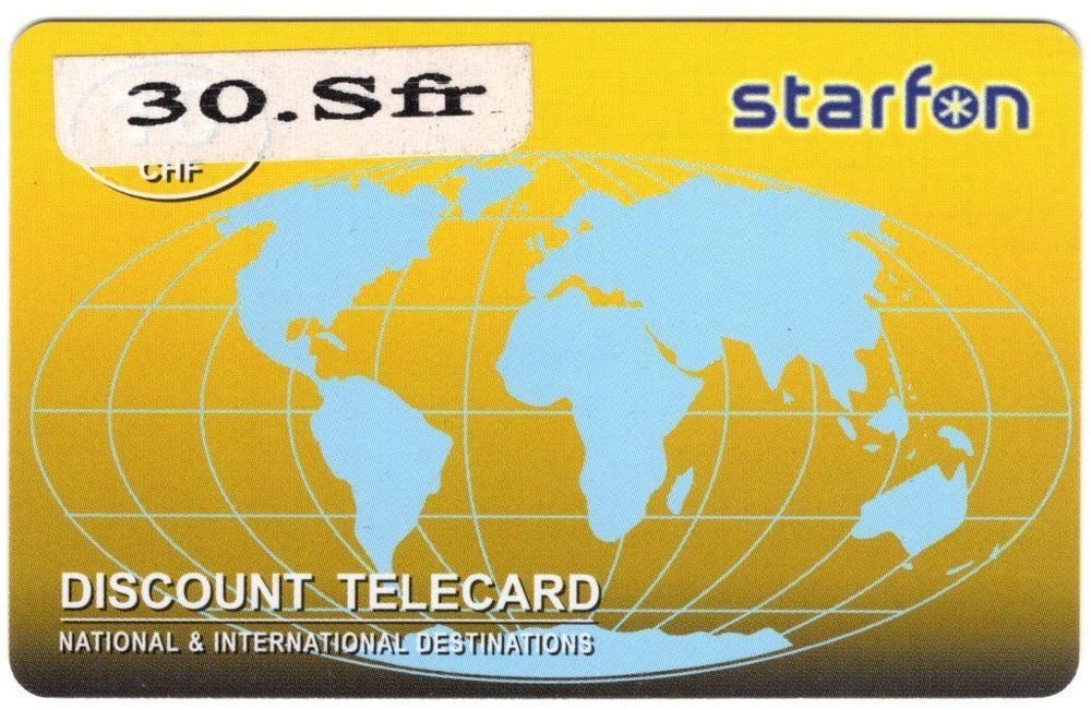 starfon - Prepaid Telefonkarte m. Kleber (D'occasion) à Eglisau pour ...
