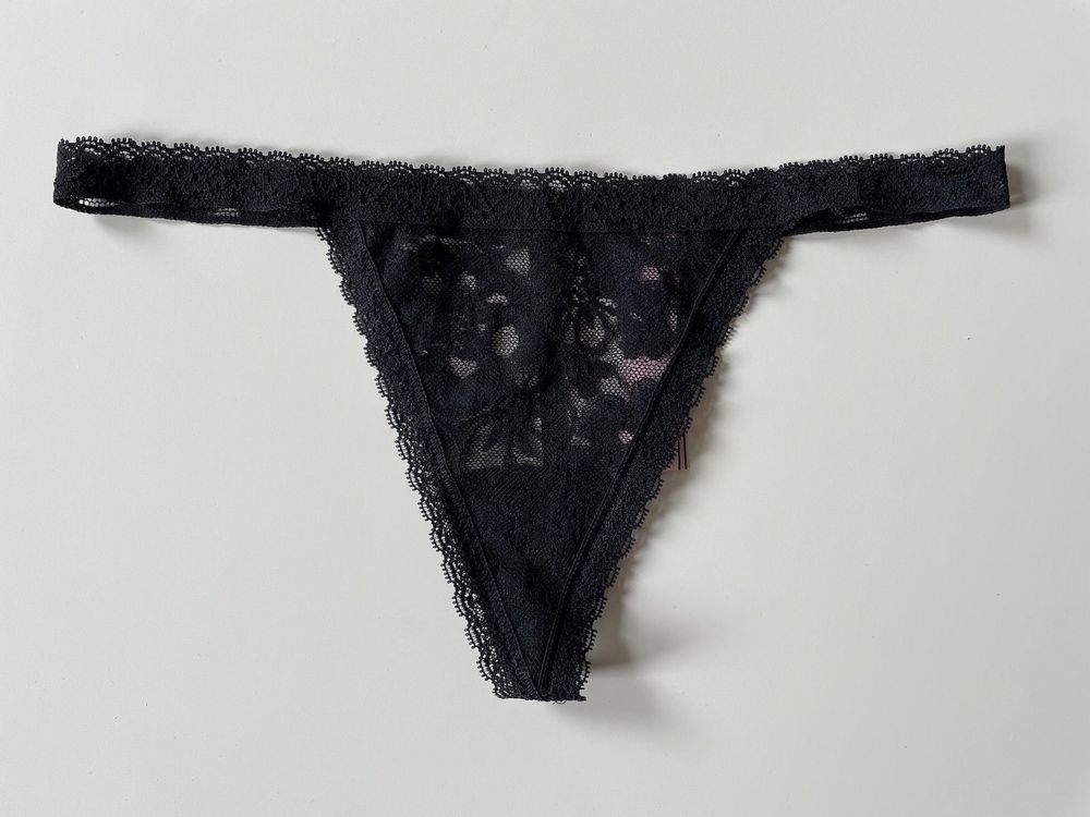 Victoria’s Secret Black Lace V-String NEW | Kaufen auf Ricardo