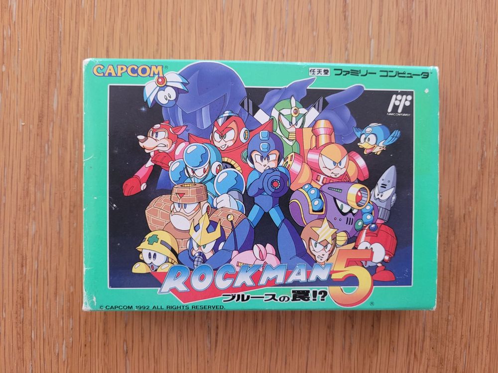 Rockman 5 / Megaman 5 NES Famicom Box complete jap (Gebraucht) in Münchenstein für CHF 49 – mit ...