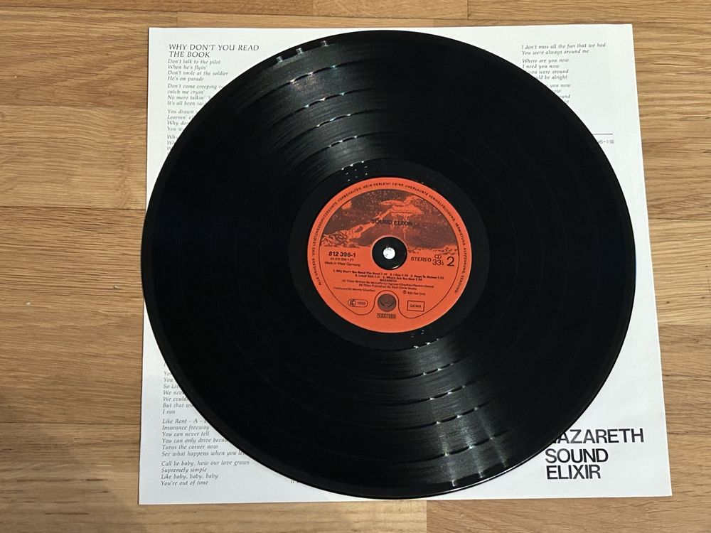 Nazareth. 1983. Sound Elixir (Gebraucht) in Faulensee für CHF 20 – mit ...