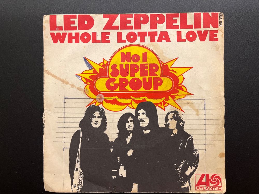 Led Zeppelin – Whole Lotta Love – 45 tours – Vinyl 7" (D'occasion) à ...