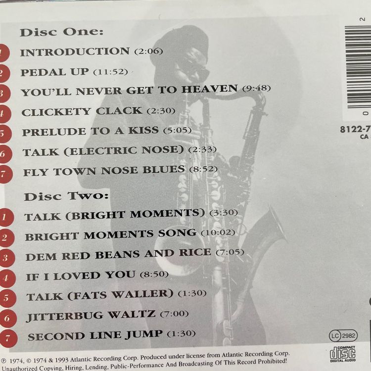 Rashaan Roland Kirk - Bright Moments (2 CDs) 1974 (Gebraucht) in Zug ...