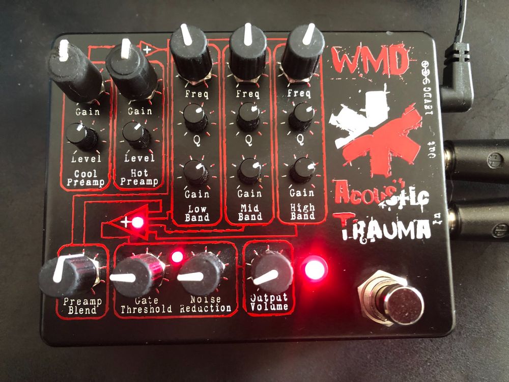 WMD Acoustic Trauma High-Gain Distortion/Double Preamp/EQ (Gebraucht ...