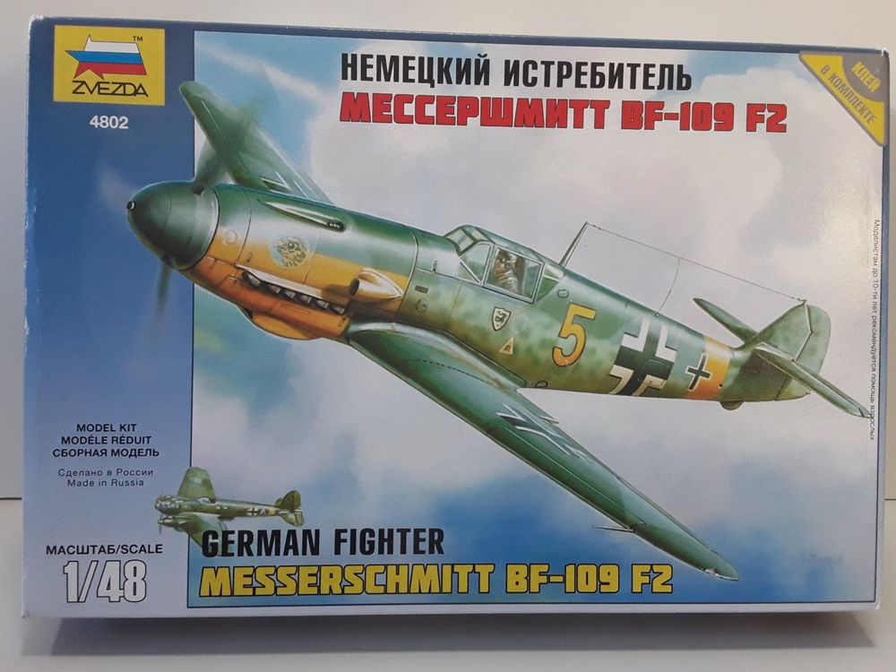 Messerschmitt BF-109 F2 _ Zvezda 4802 _ 1:48 | Kaufen auf Ricardo