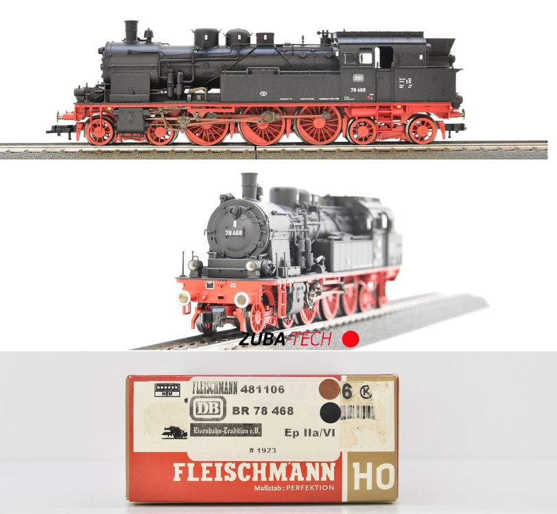 Fleischmann 4181106 Dampflok BR 78 DB H0 GS Analog mit OVP | Kaufen auf Ricardo