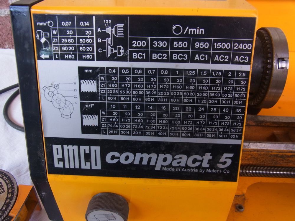 Emco Compact 5 Drehbank..... | Kaufen auf Ricardo