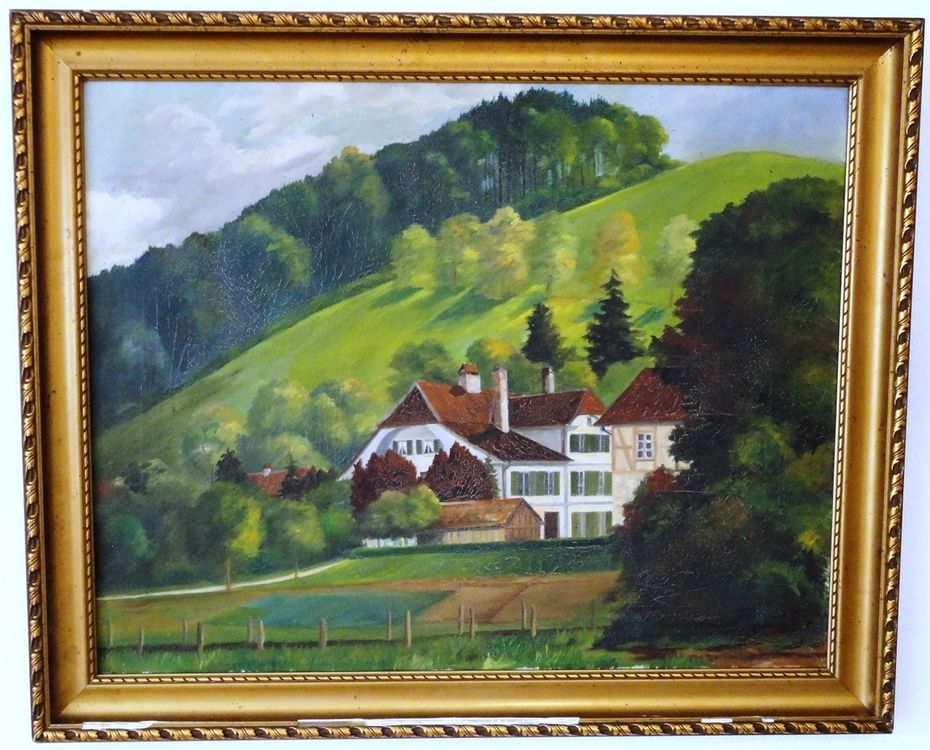 Schweizer Schule Landschaft Gemälde (Neu (gemäss Beschreibung)) in zurich für CHF 6500 – nur ...