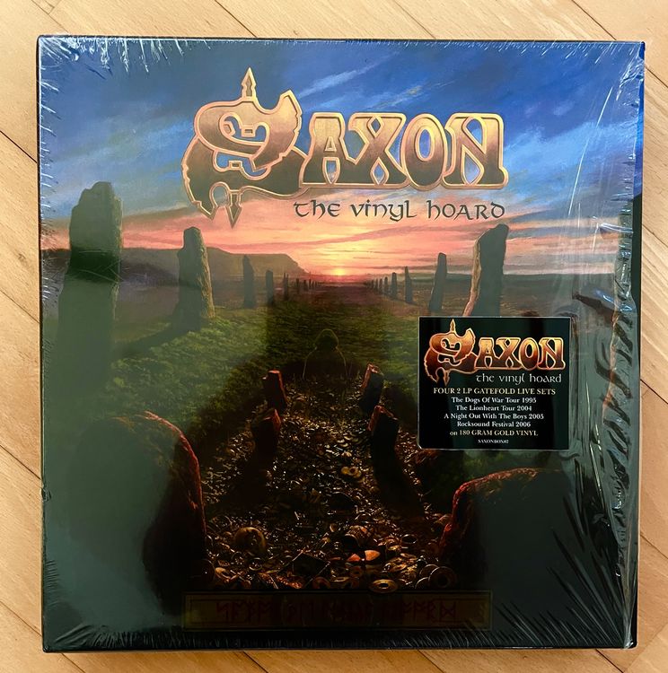Saxon-The Vinyl Hoard-Vinyl Box Gold Limited Signed (Neu (gemäss ...