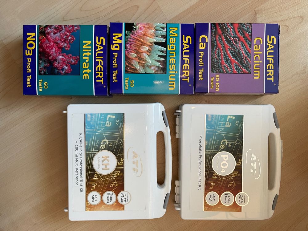 Diverse Profi Test Meerwasseraquarium Salifert / ATI (Gebraucht) in für ...