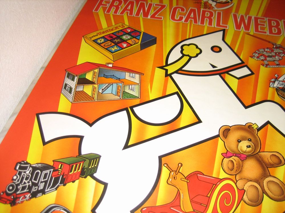 100 Jahre Franz Carl Weber grosses Plakat 1981 RAR | Kaufen auf Ricardo